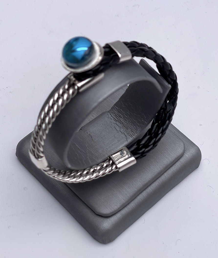 Silver Sleek Bracelet – Nixon Art Glass