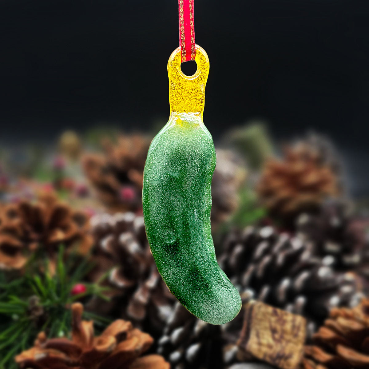 Christmas Pickle Ornament – Nixon Art Glass