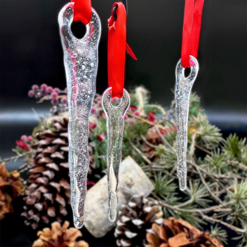 Icicle Ornament – Nixon Art Glass