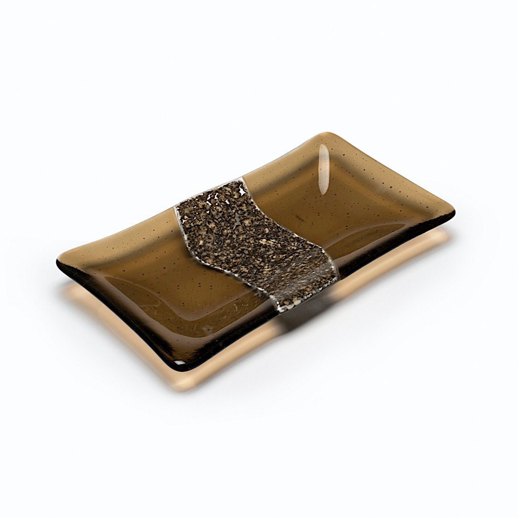 River Rock Appetizer Platter – Nixon Art Glass